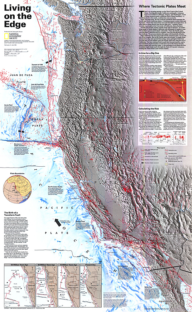 Mapa De California Shake