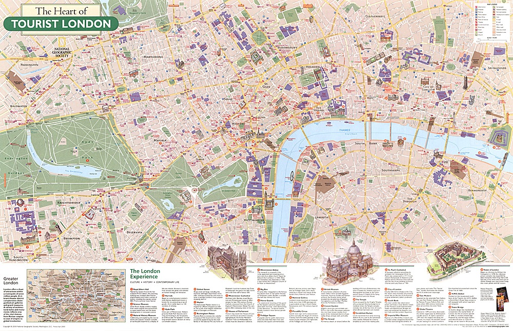 London Attractions Map Pdf Free Printable Tourist Map