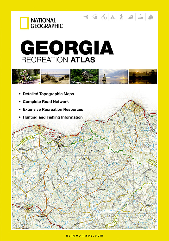 Physical Map Of Georgia Fa8